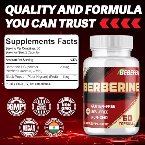 Natural energy boost with berberine