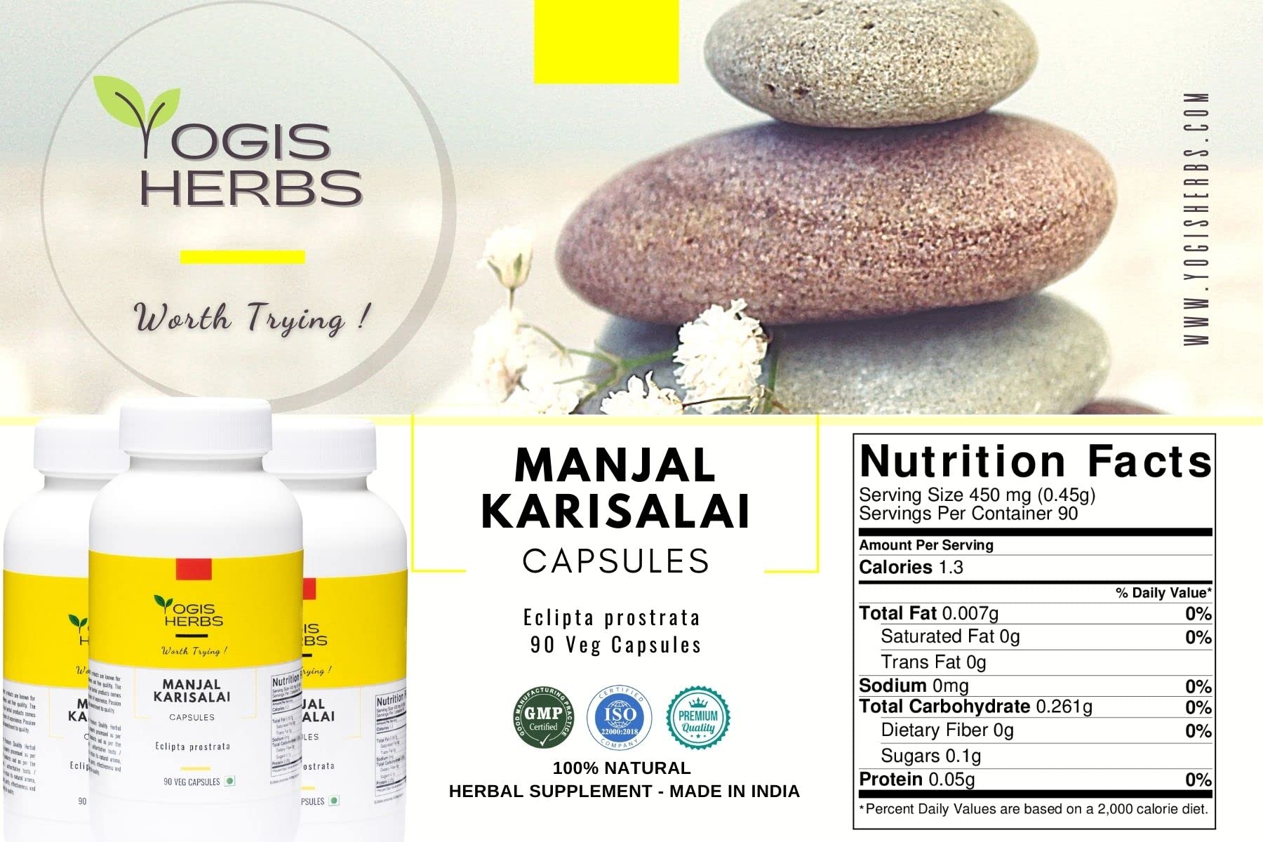 natural energy boost with Bhringraj