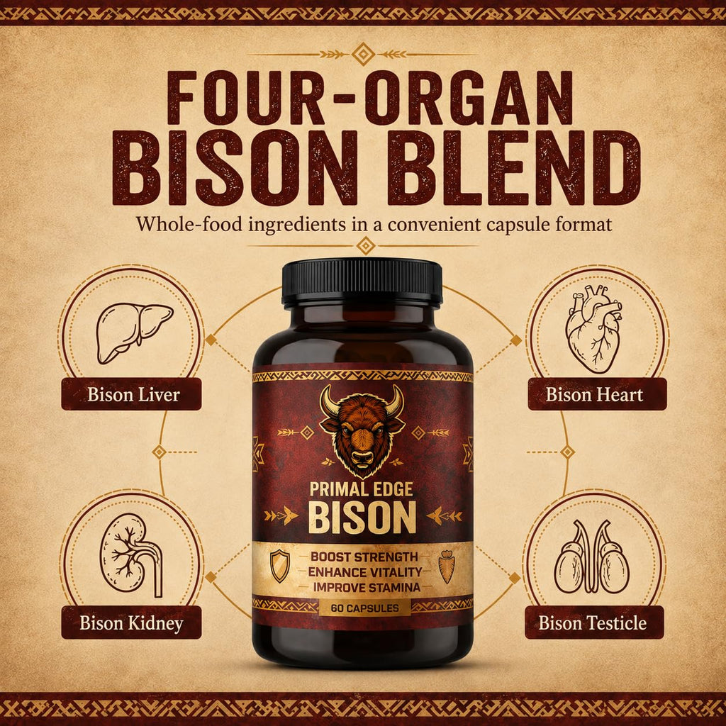 natural energy boost with bison organs