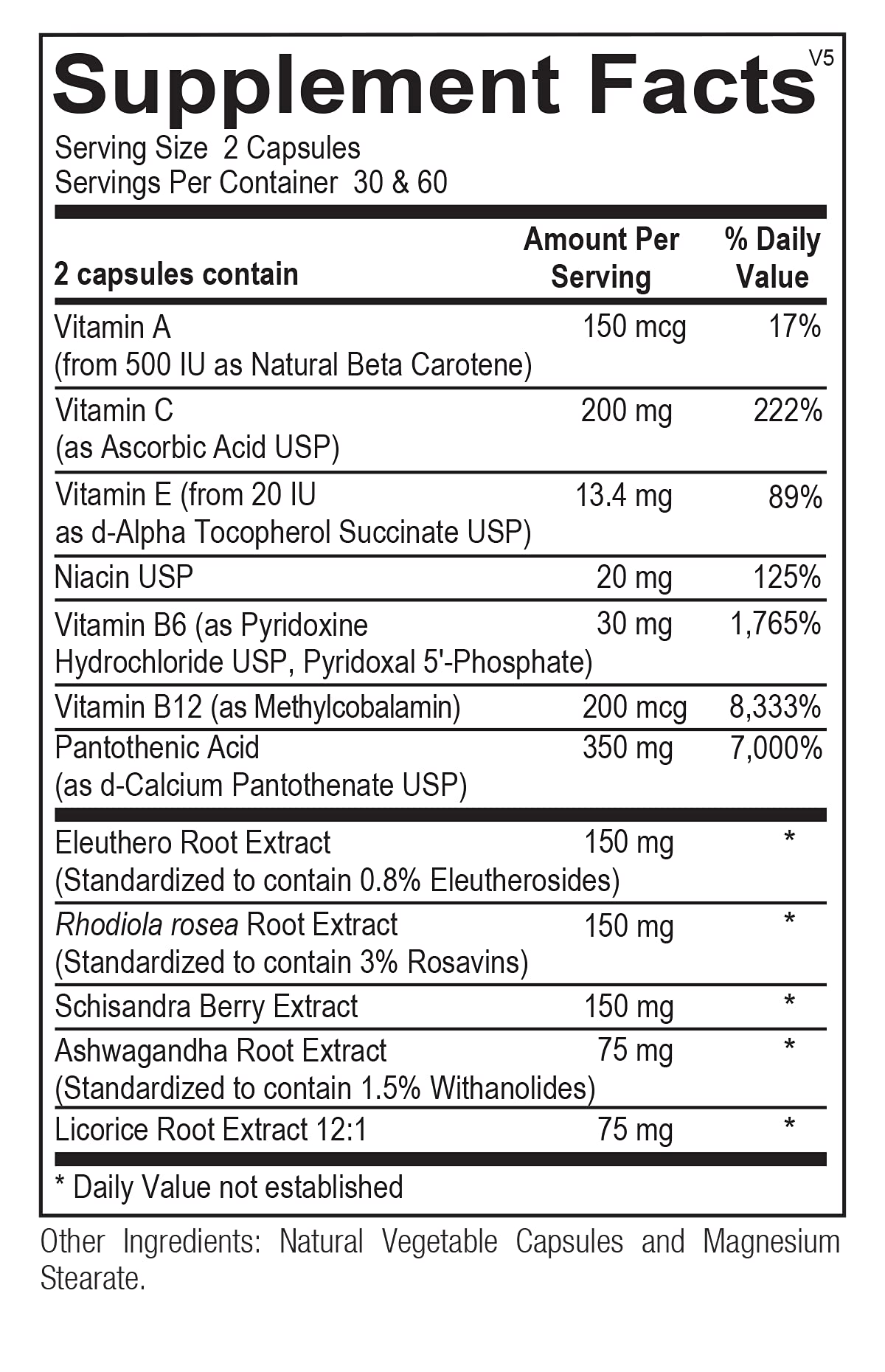 natural energy boost with blended vitamin & mineral supplements