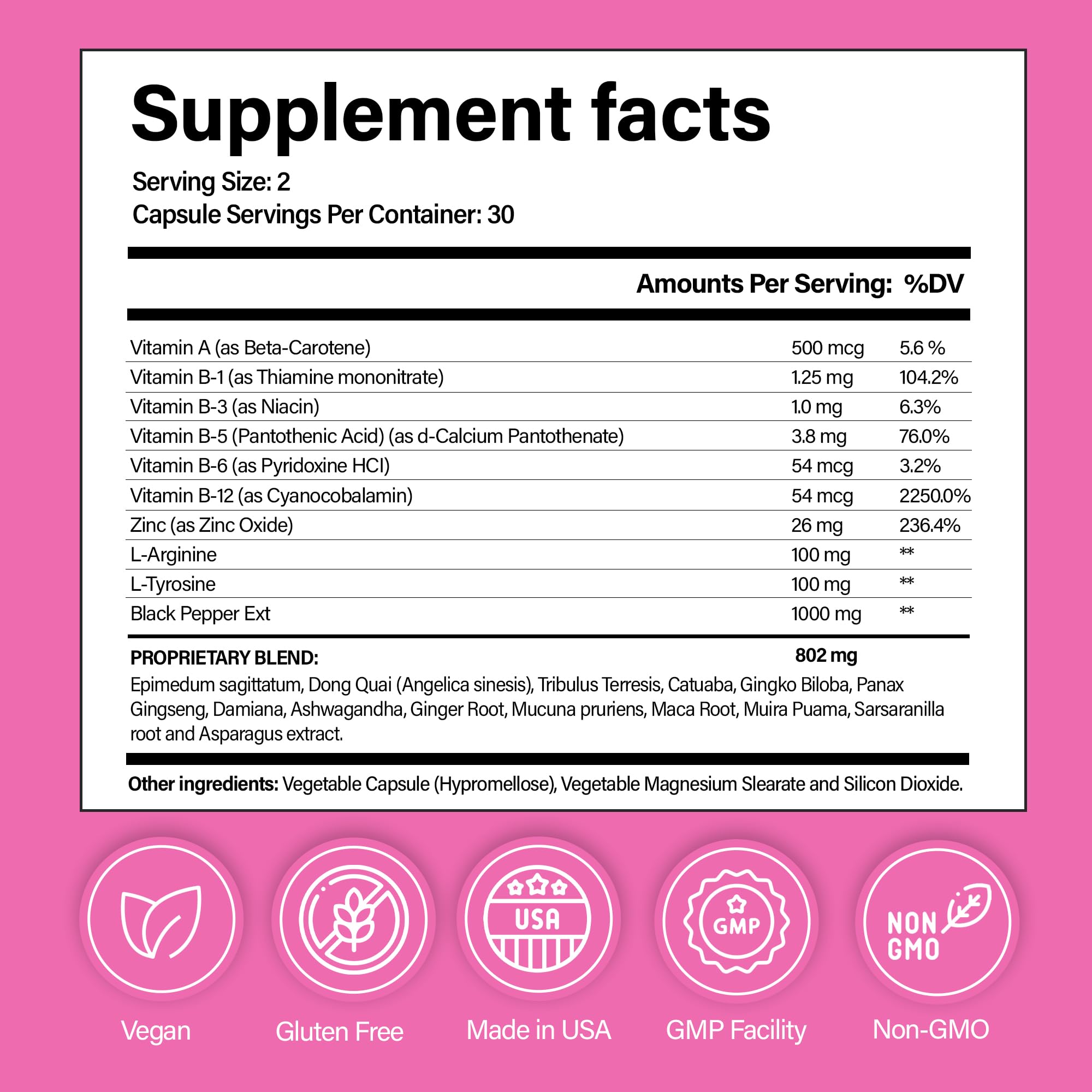 Natural energy boost with blended vitamins