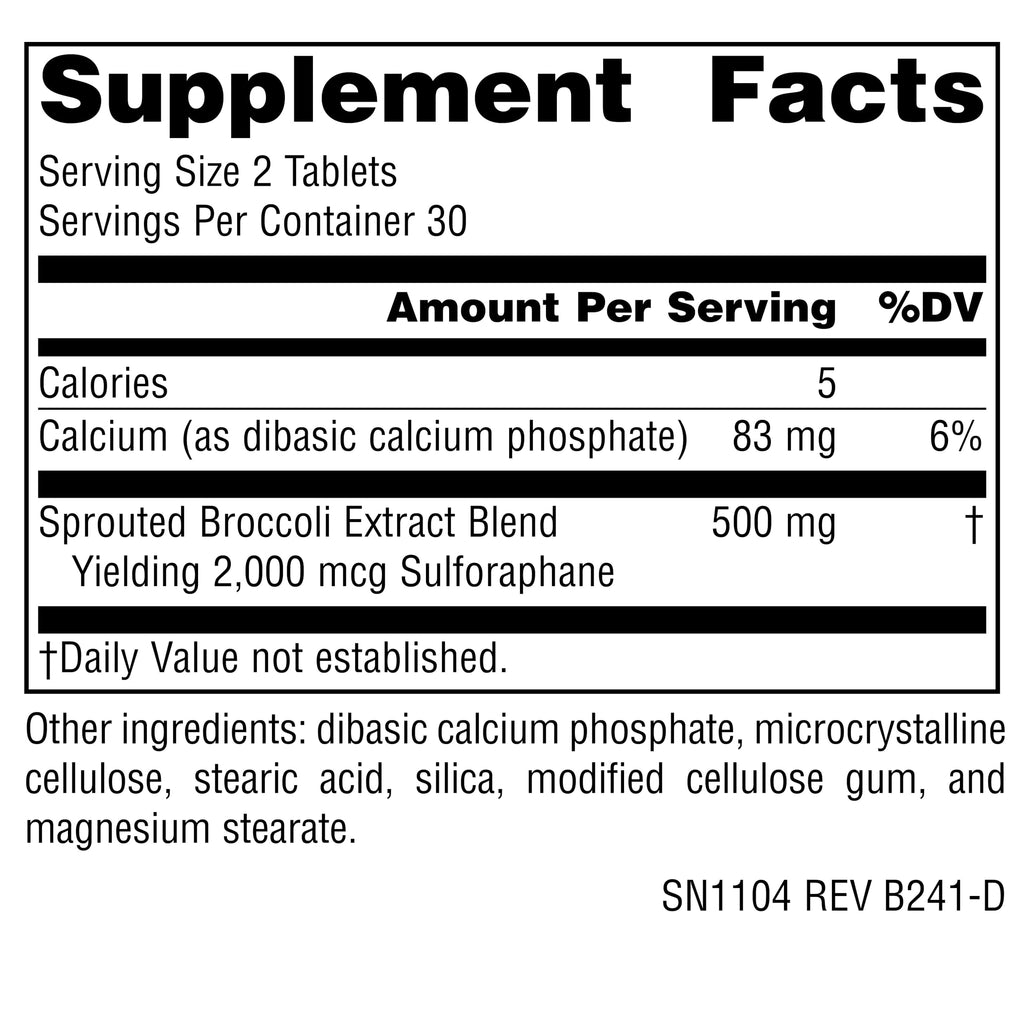 natural energy boost with broccoli extract