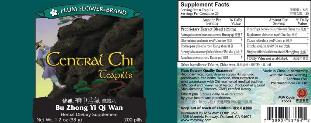 natural energy boost with Bu Zhong Yi Qi Wan