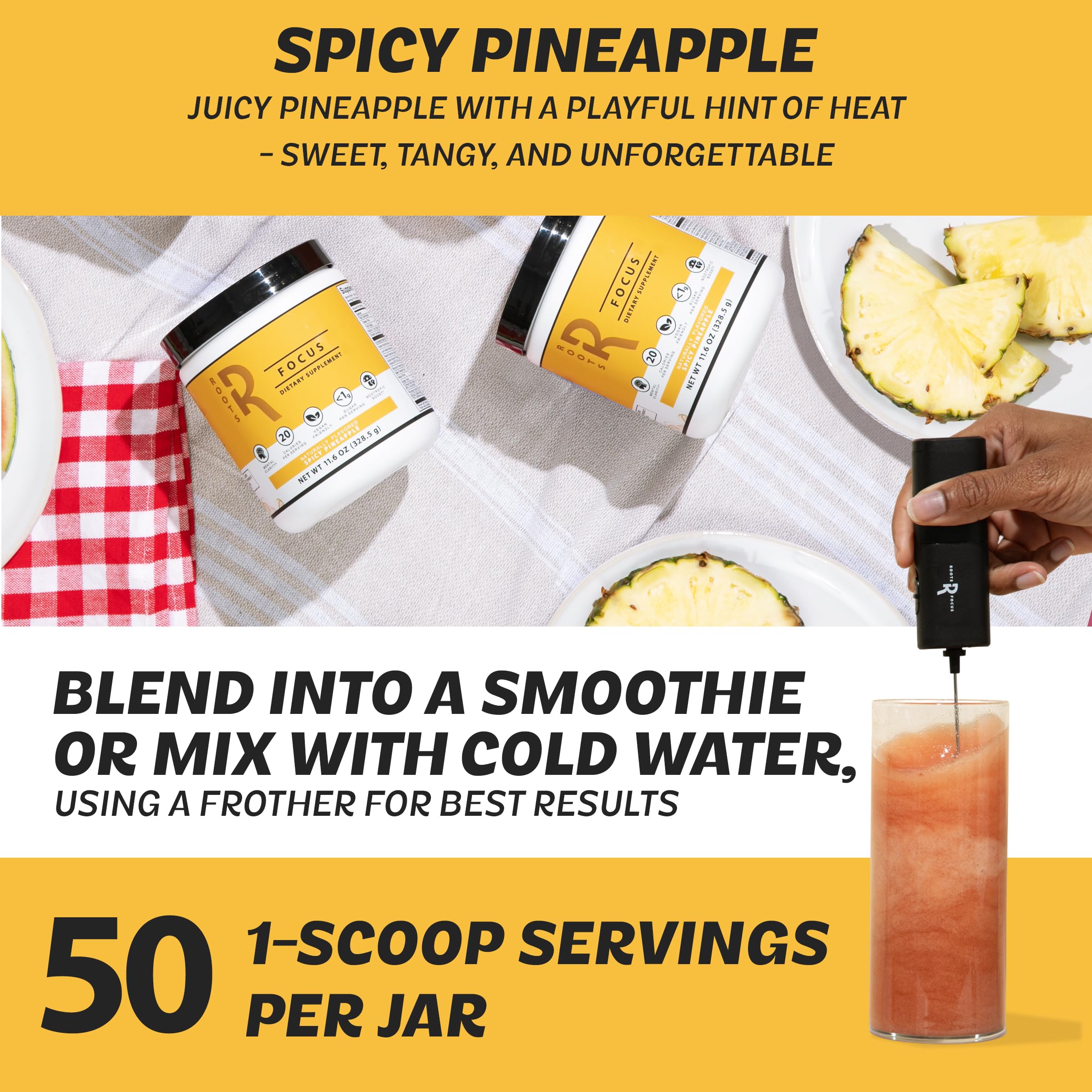 Natural energy boost with caffeine