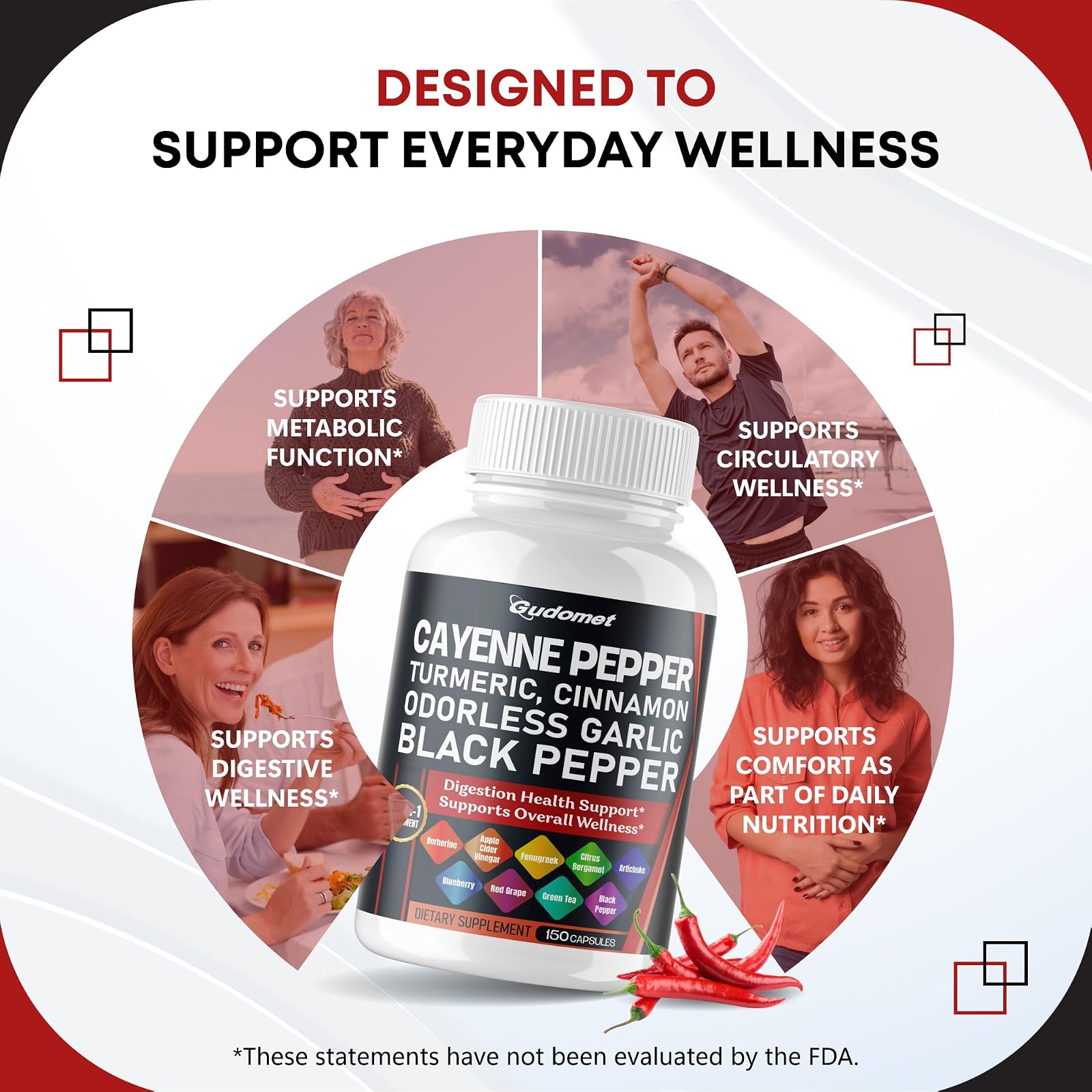Natural energy boost with cayenne pepper