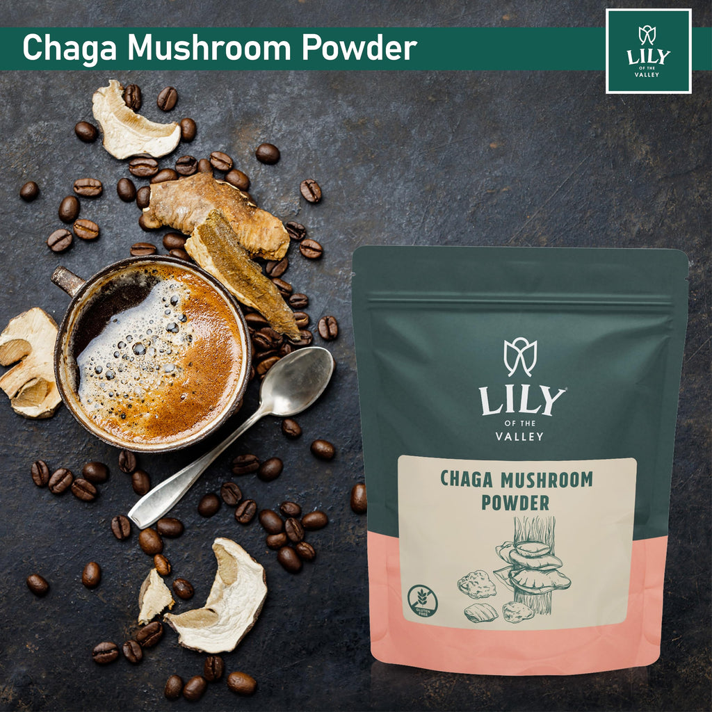 natural energy boost with chaga mushrooms