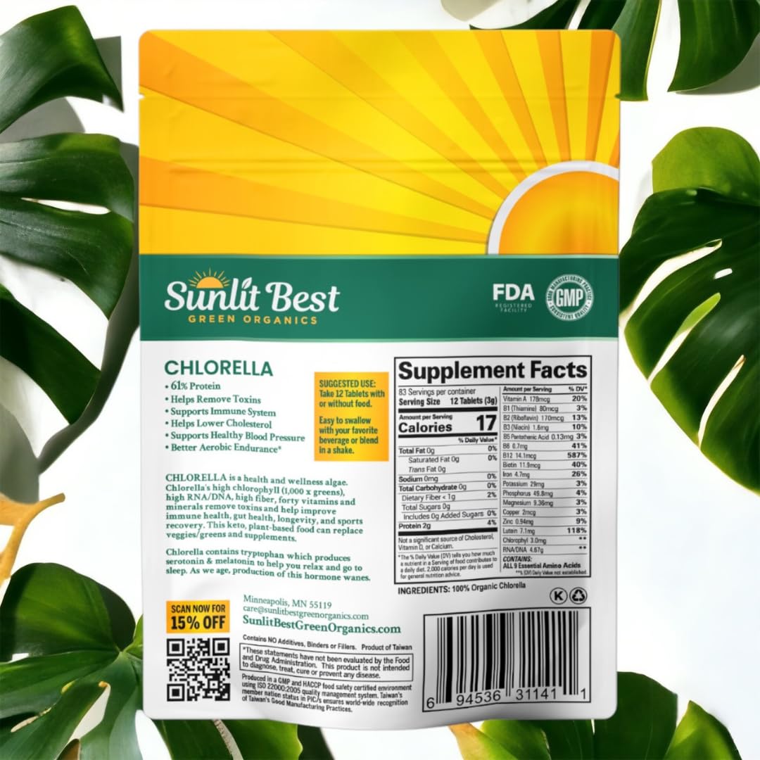 natural energy boost with chlorella