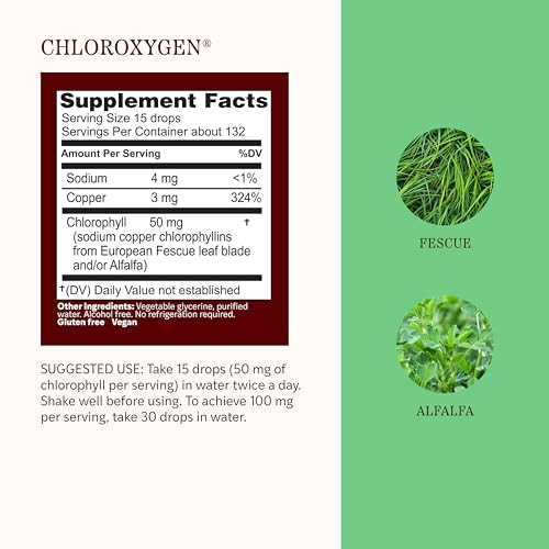 natural energy boost with chlorophyll