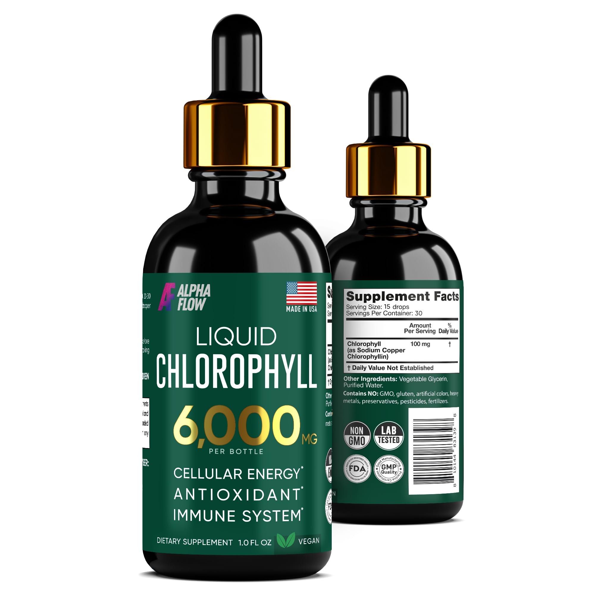 natural energy boost with chlorophyll