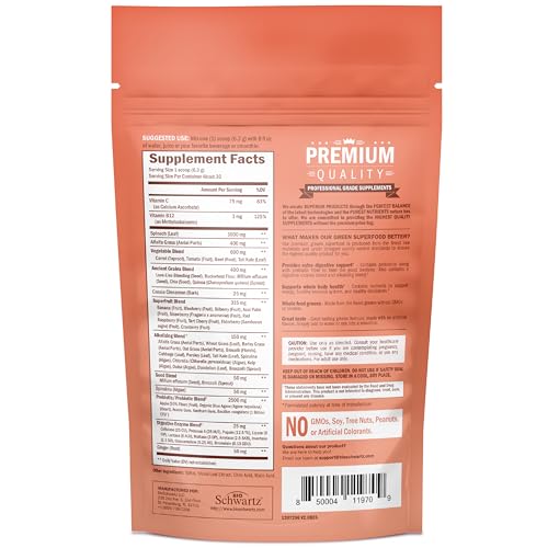Natural energy boost with chlorophyll