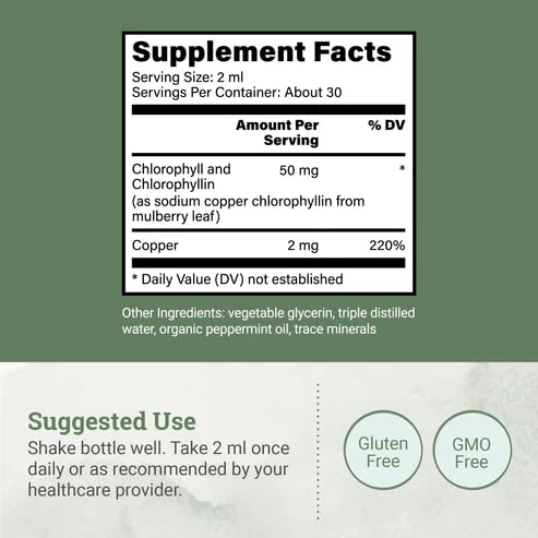 natural energy boost with chlorophyll