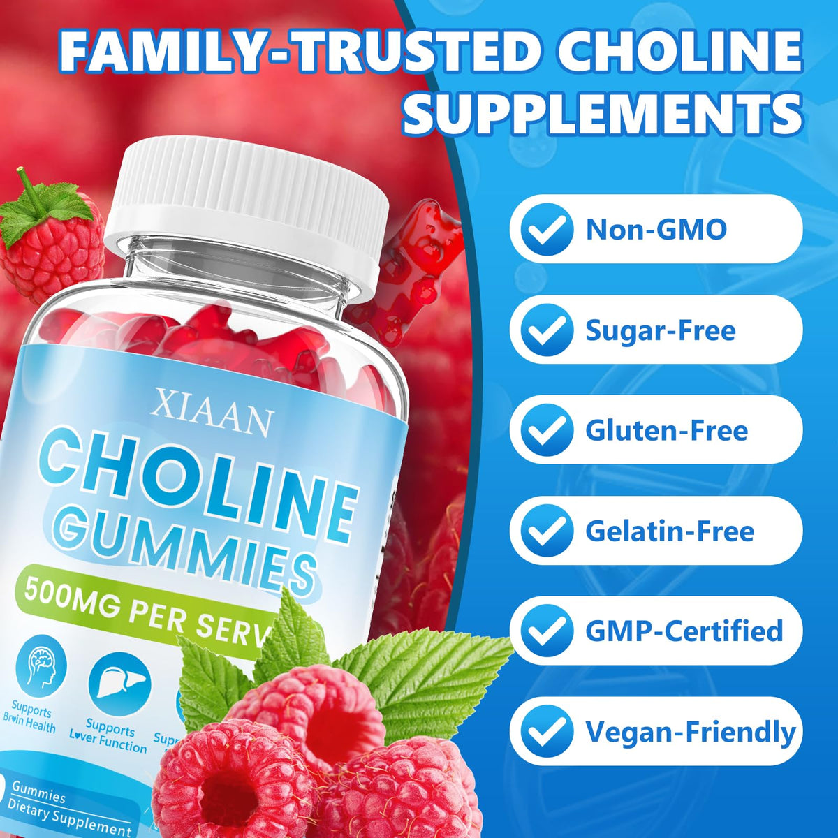 Natural energy boost with Choline Bitartrate