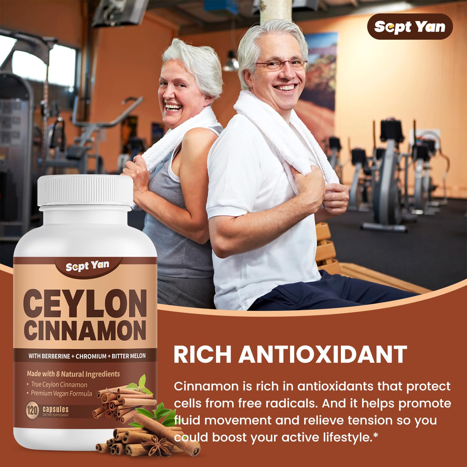 Natural energy boost with cinnamon