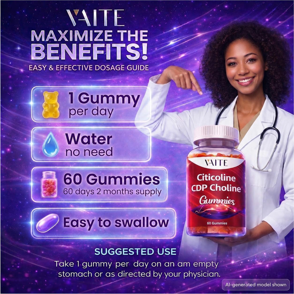 Natural energy boost with Citicoline gummies