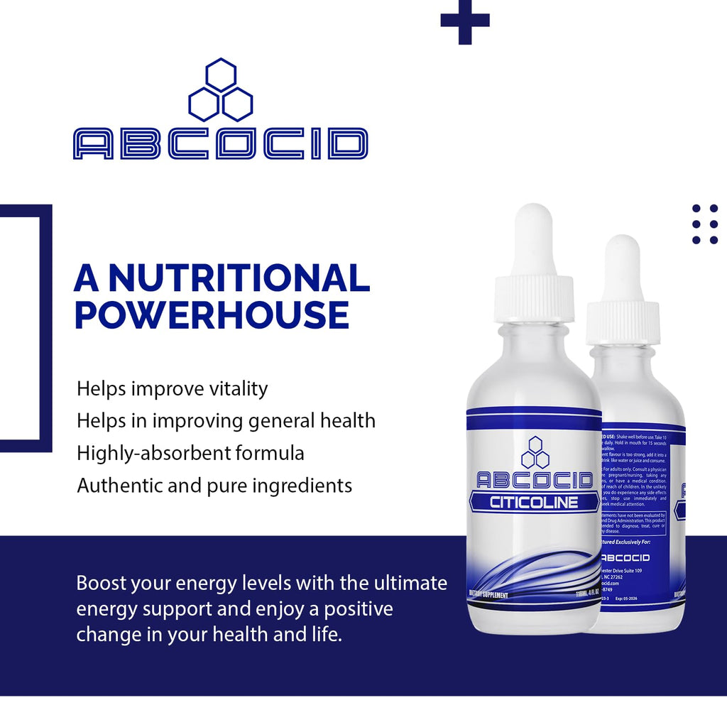 Natural energy boost with citicoline