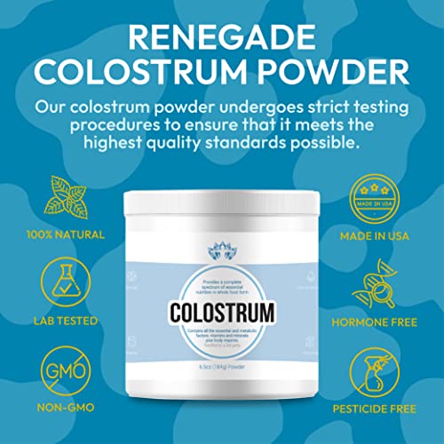 Natural energy boost with colostrum powder
