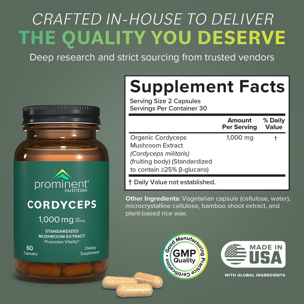 Natural energy boost with Cordyceps mushrooms