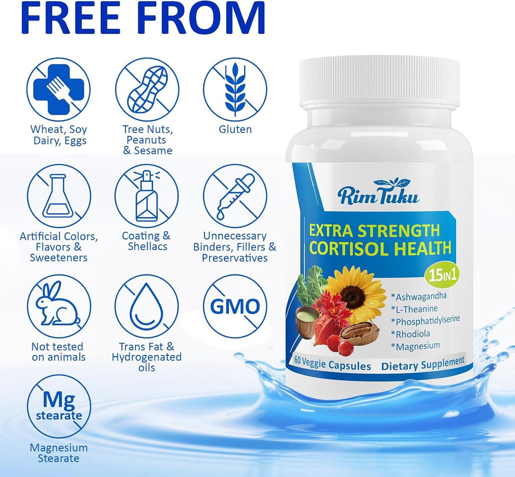 Natural energy boost with cortisol supplements