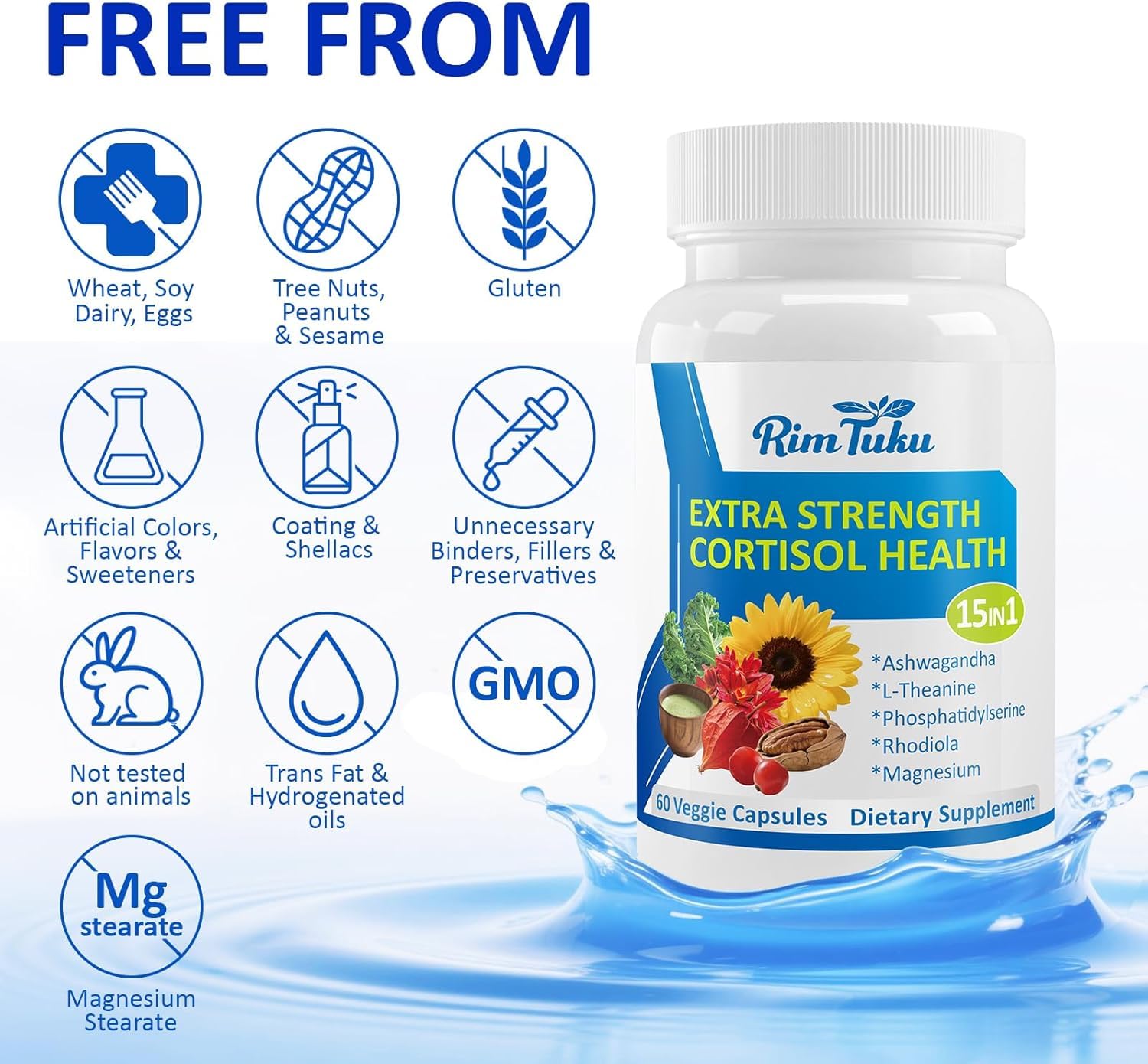 Natural energy boost with cortisol supplements