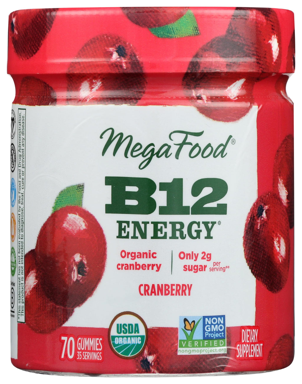 Natural energy boost with cranberry