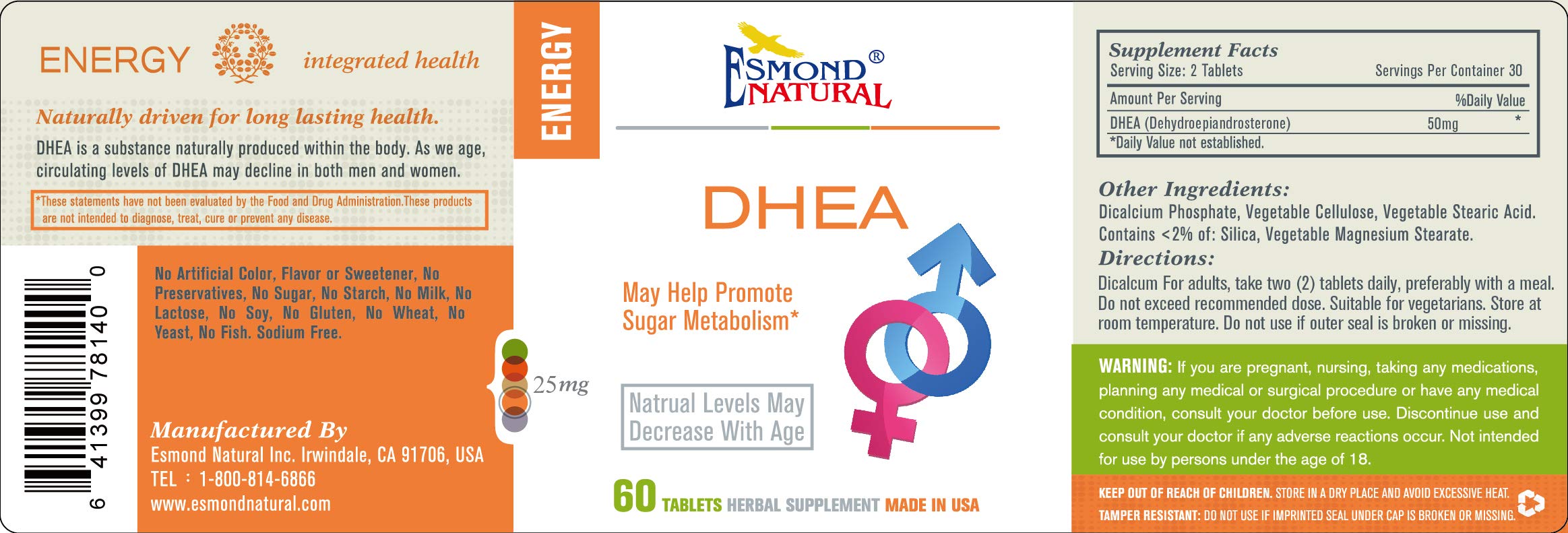 Natural energy boost with DHEA