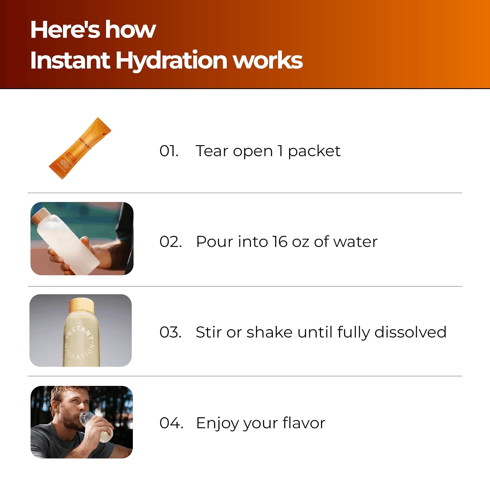 natural energy boost with electrolytes
