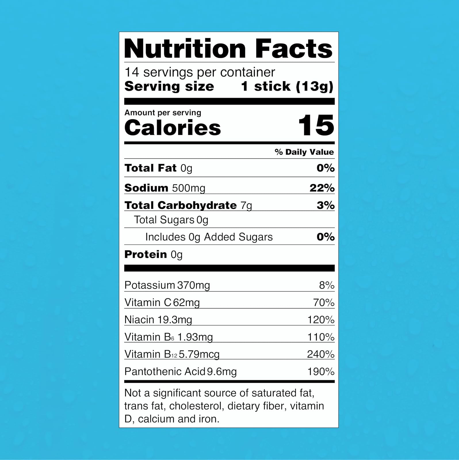 natural energy boost with electrolytes