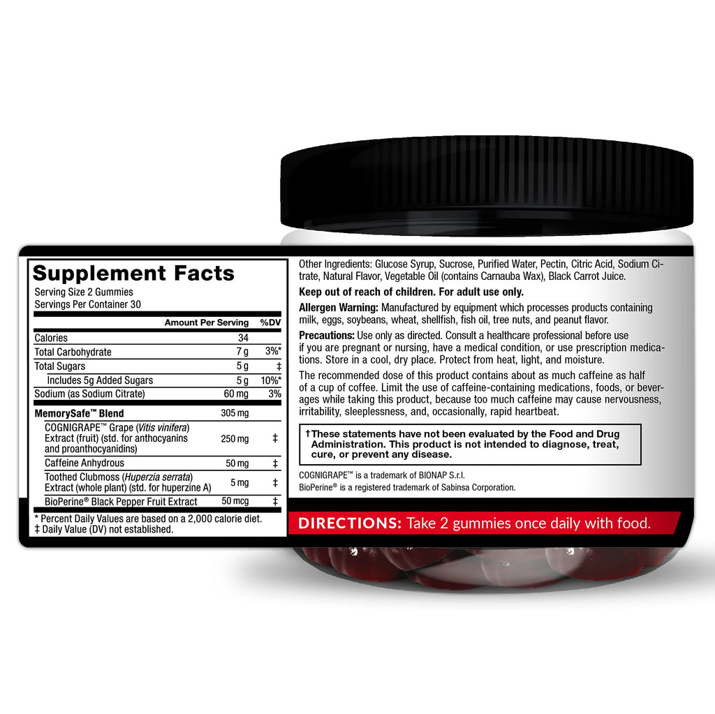 Natural energy boost with Forebrain gummies