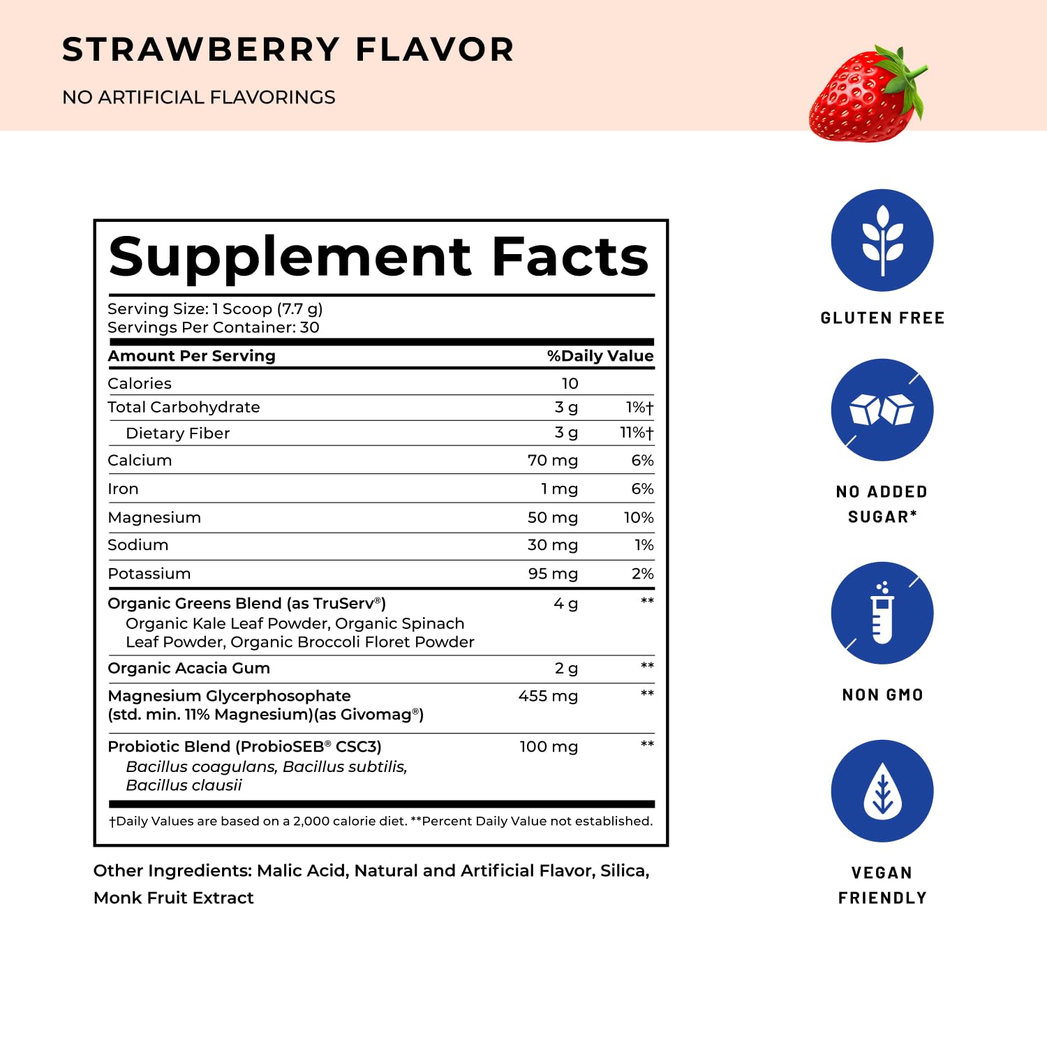natural energy boost with Four Greens