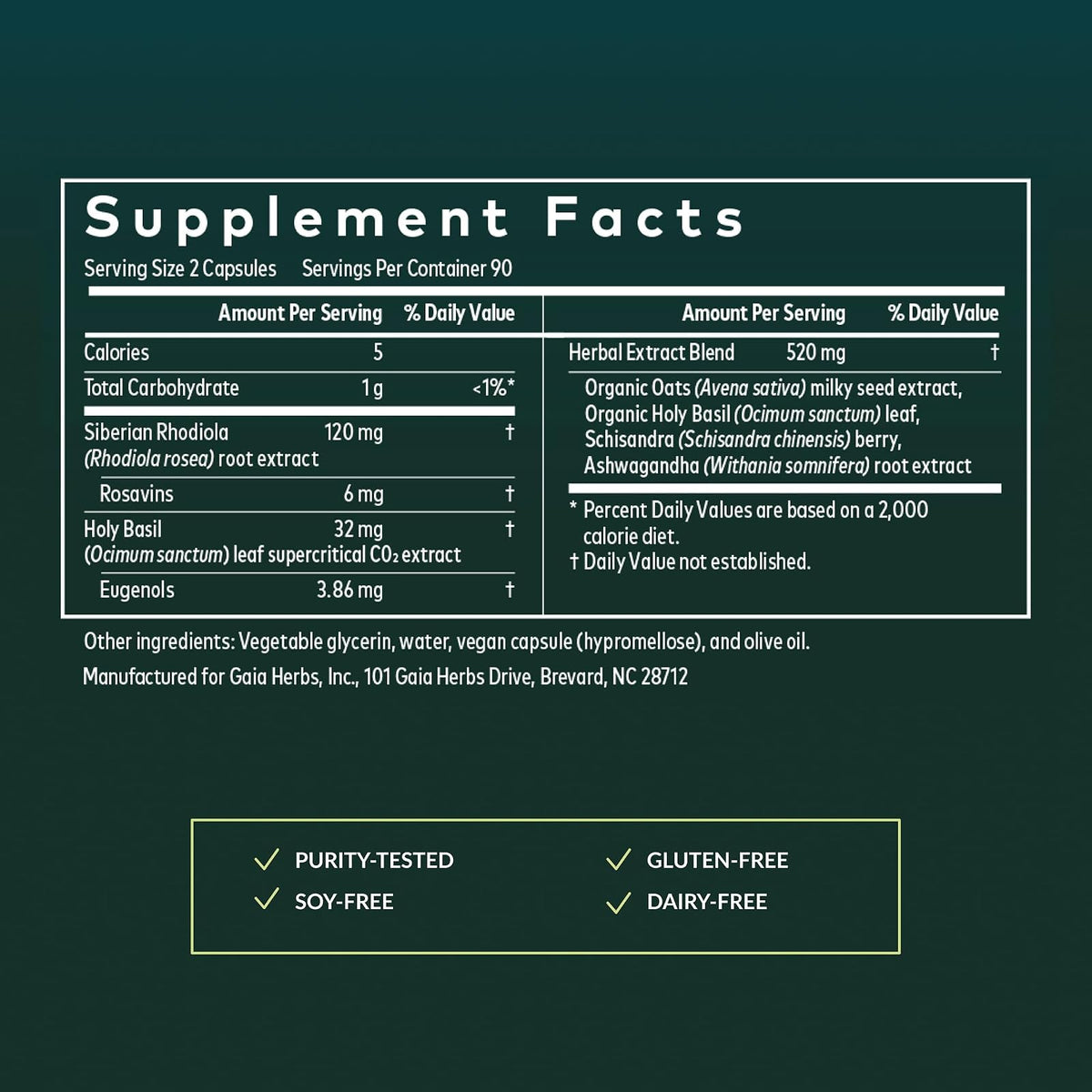 natural energy boost with Gaia Herbs
