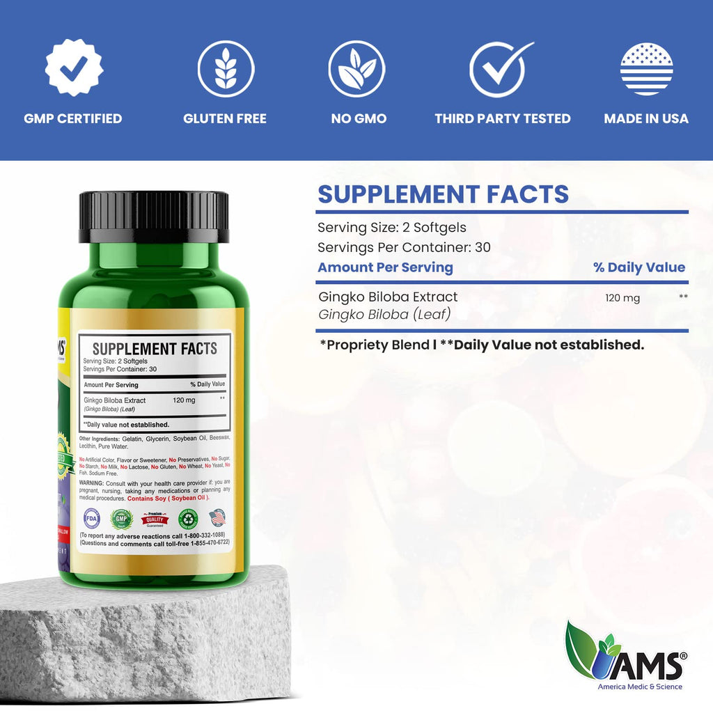 Natural energy boost with Ginkgo Biloba