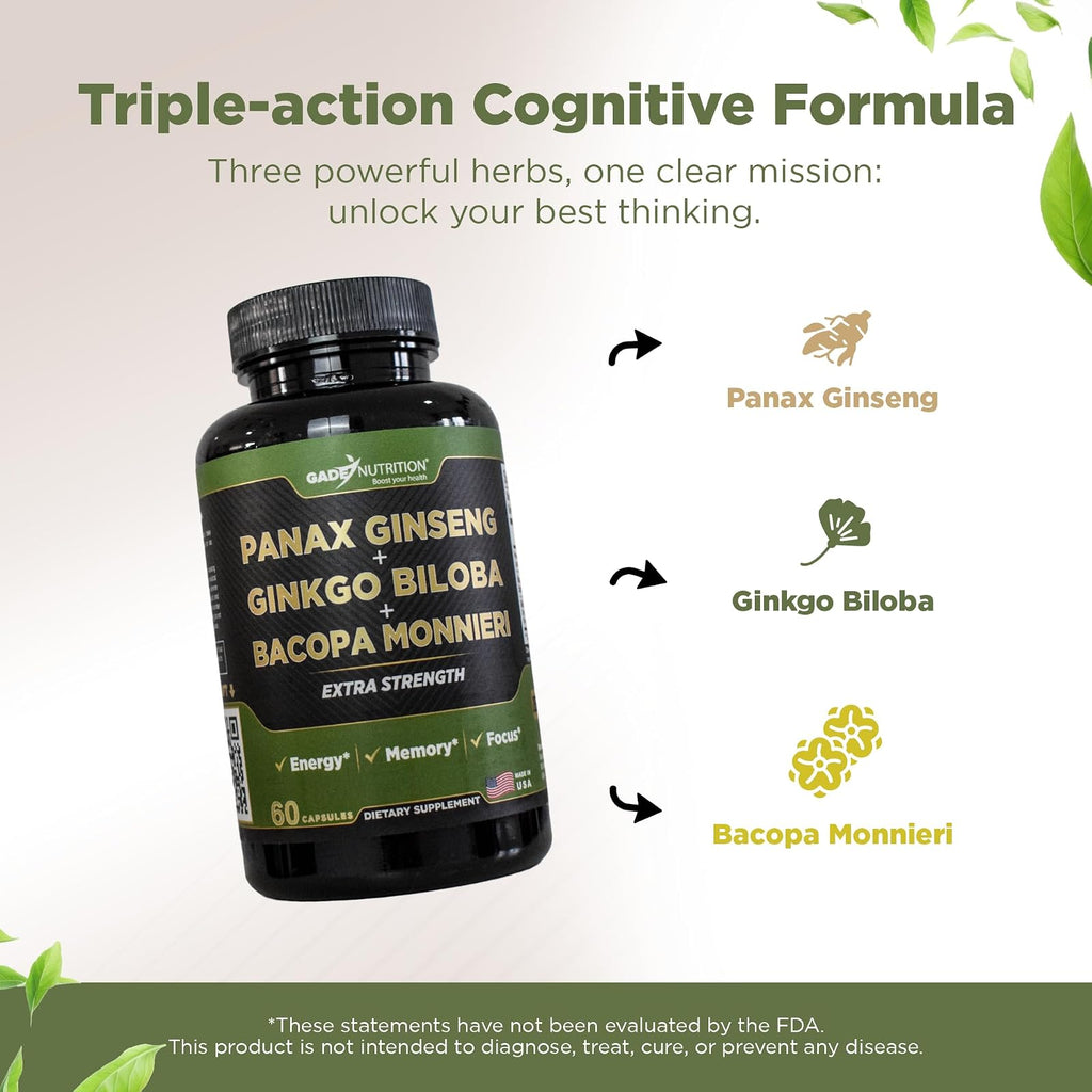 Natural energy boost with ginkgo biloba