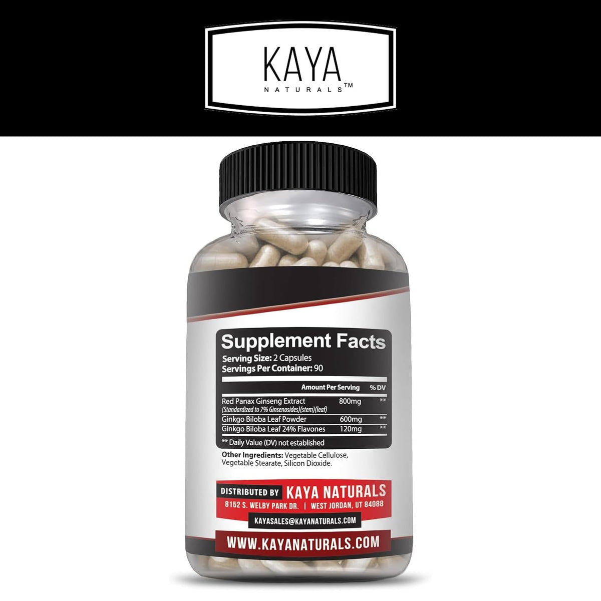 natural energy boost with ginkgo biloba