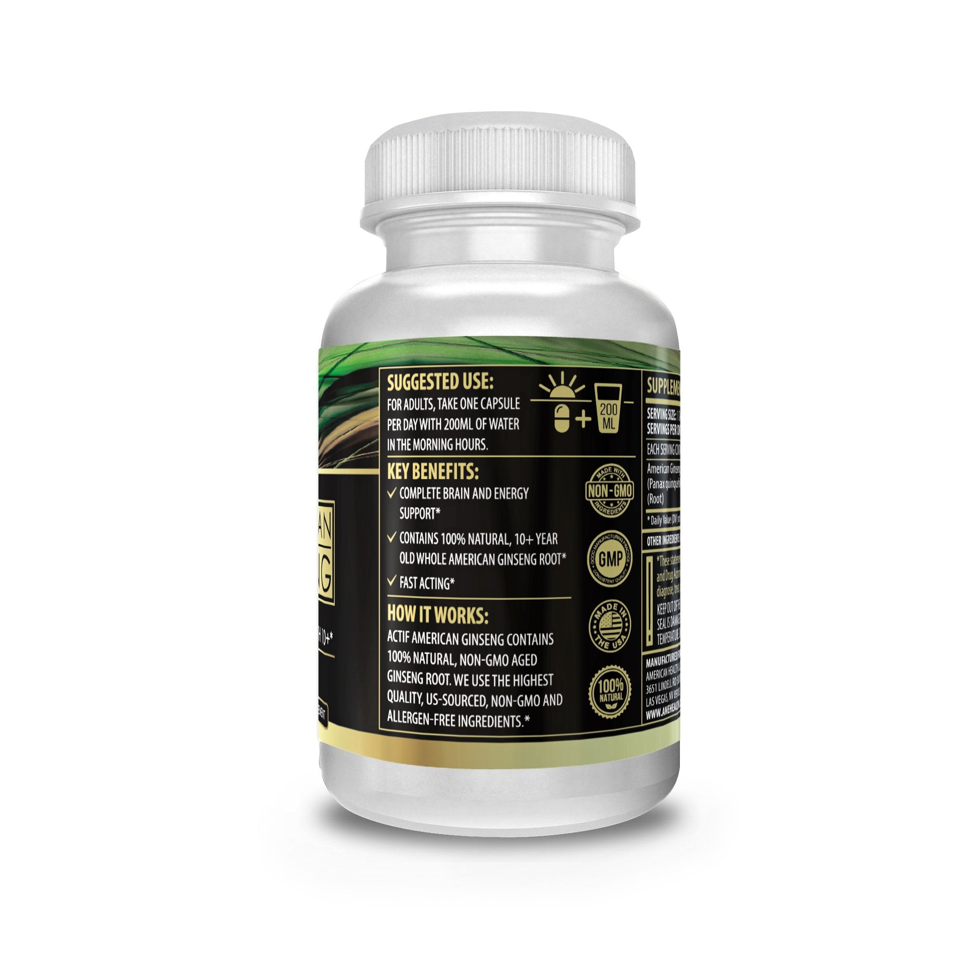 natural energy boost with ginseng