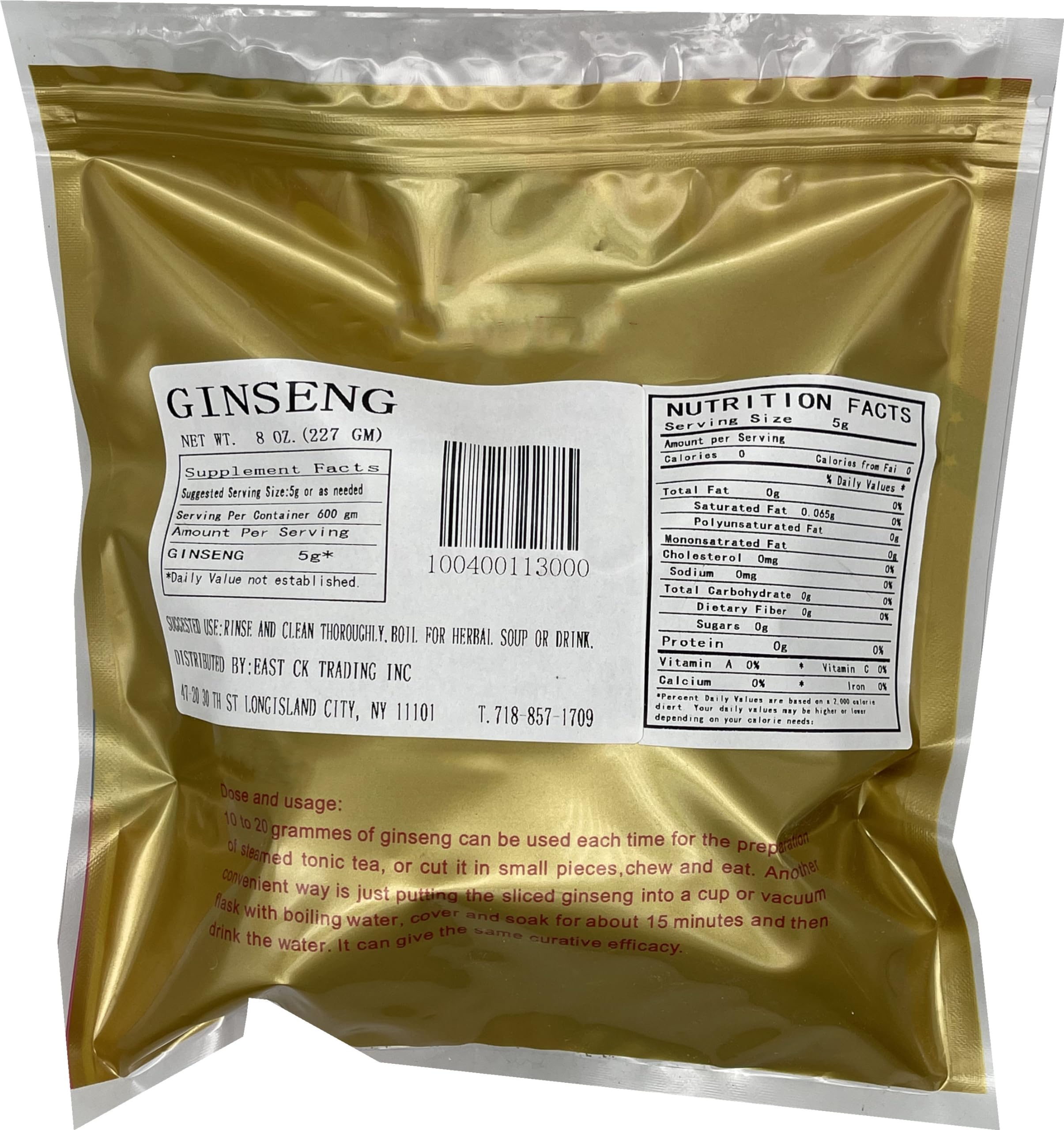 natural energy boost with ginseng
