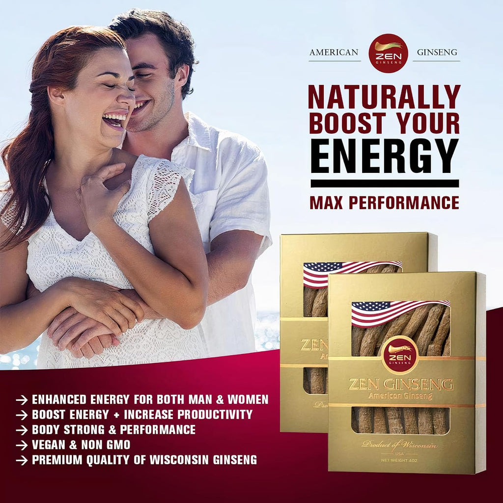 Natural energy boost with ginseng