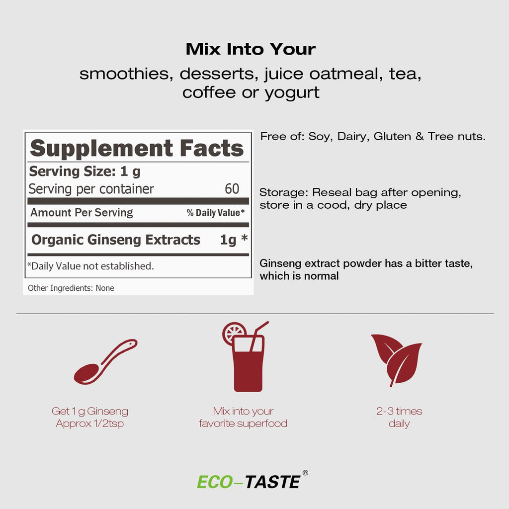 natural energy boost with ginseng
