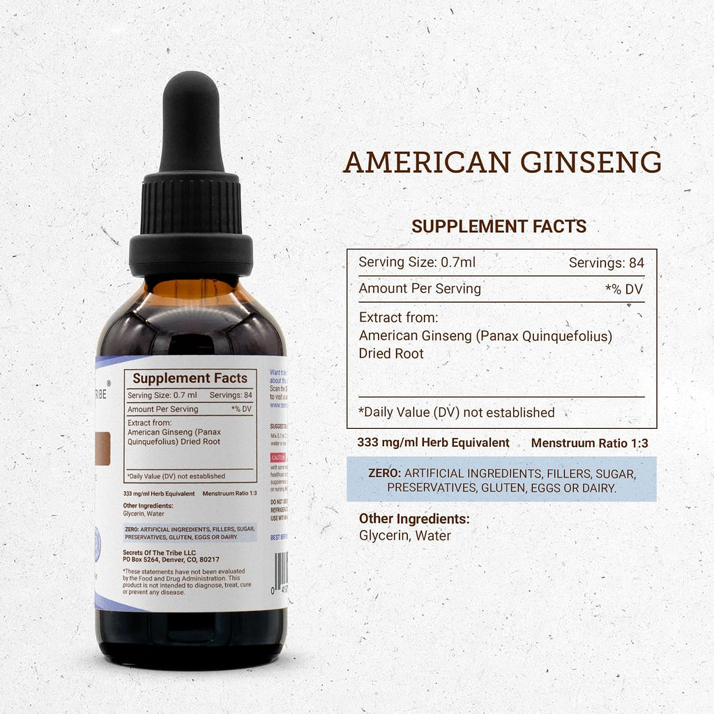 Natural energy boost with ginseng