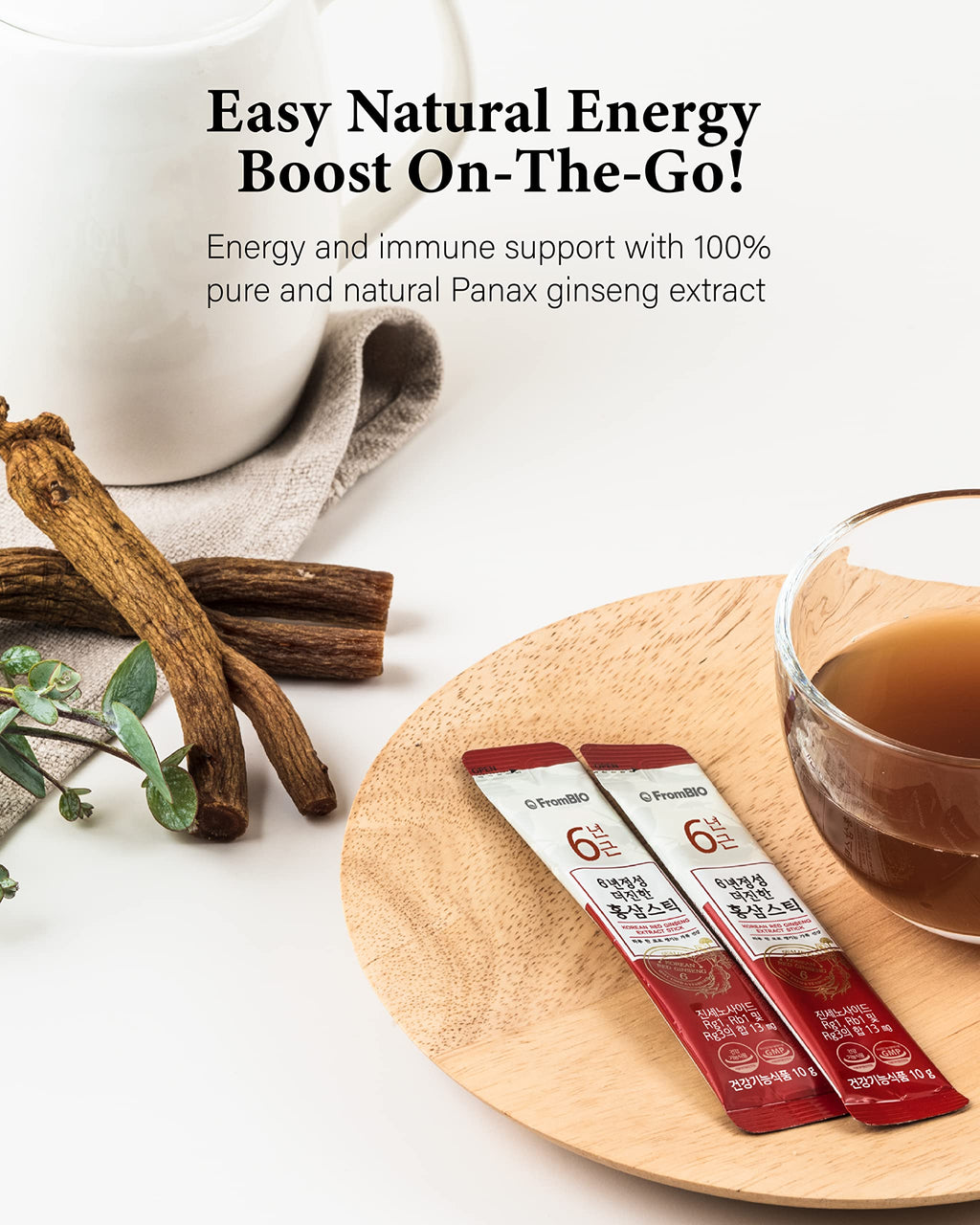natural energy boost with ginseng