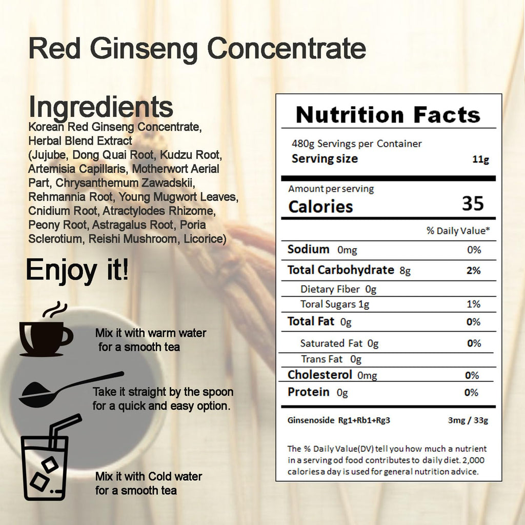 natural energy boost with ginseng