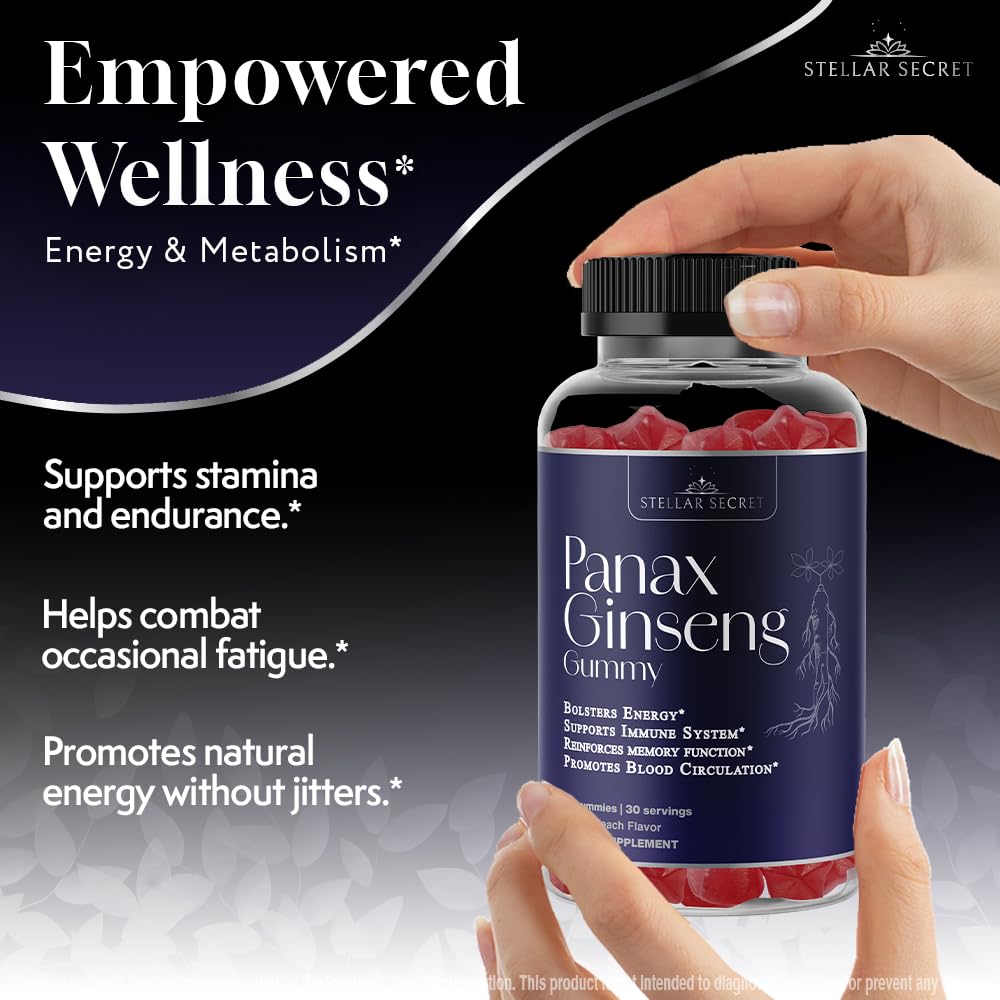 Natural energy boost with ginseng