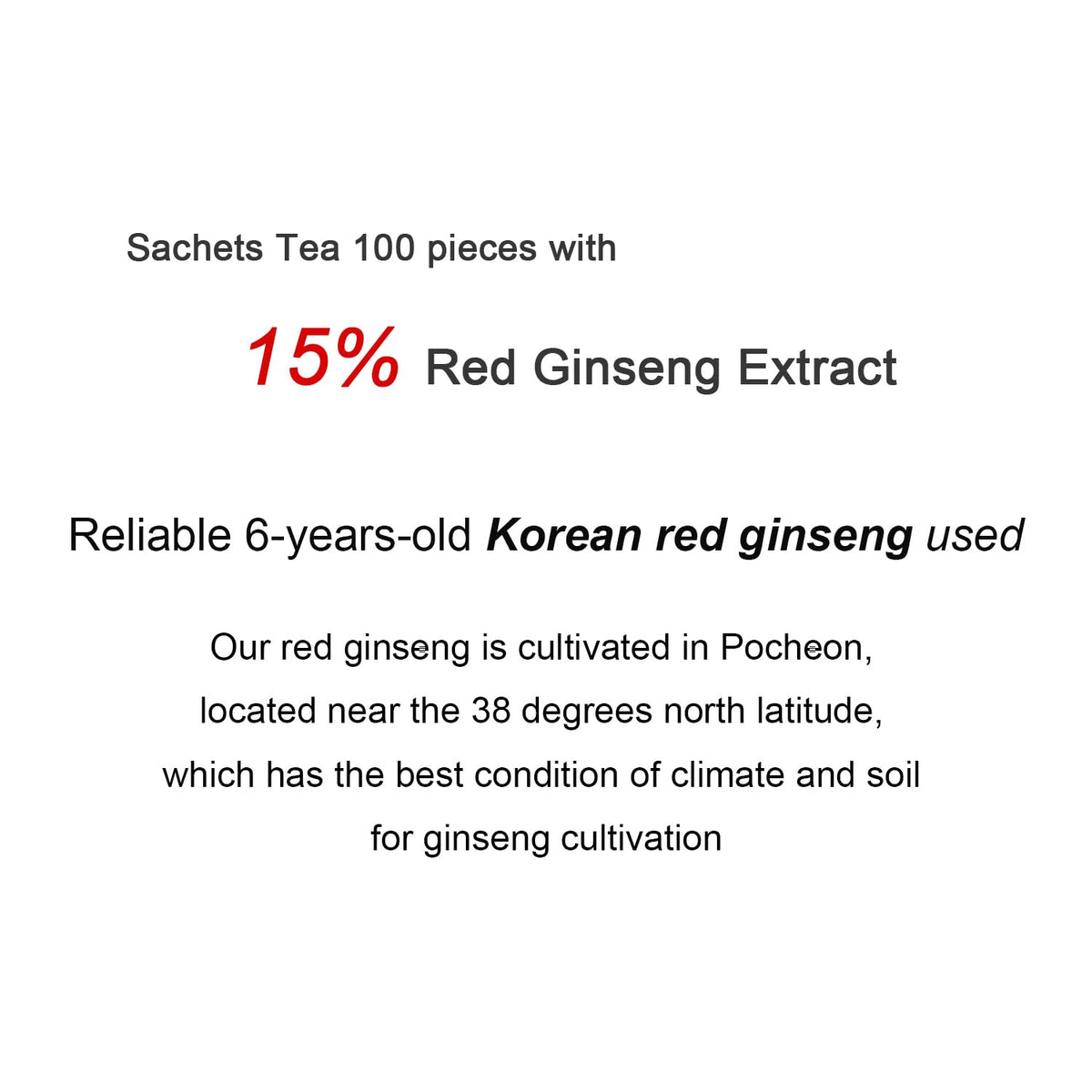 Natural energy boost with ginseng