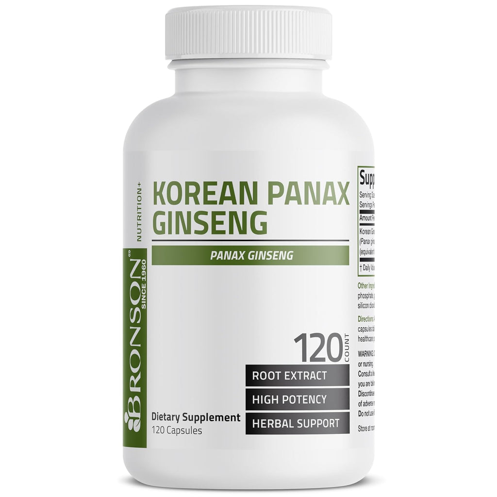 Natural energy boost with ginseng