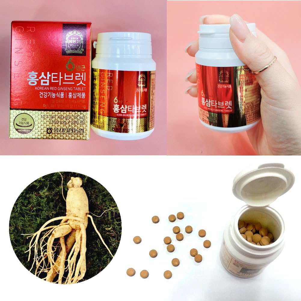 Natural energy boost with ginseng