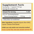 natural energy boost with ginseng