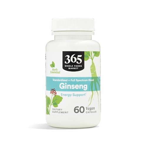 Natural energy boost with ginseng