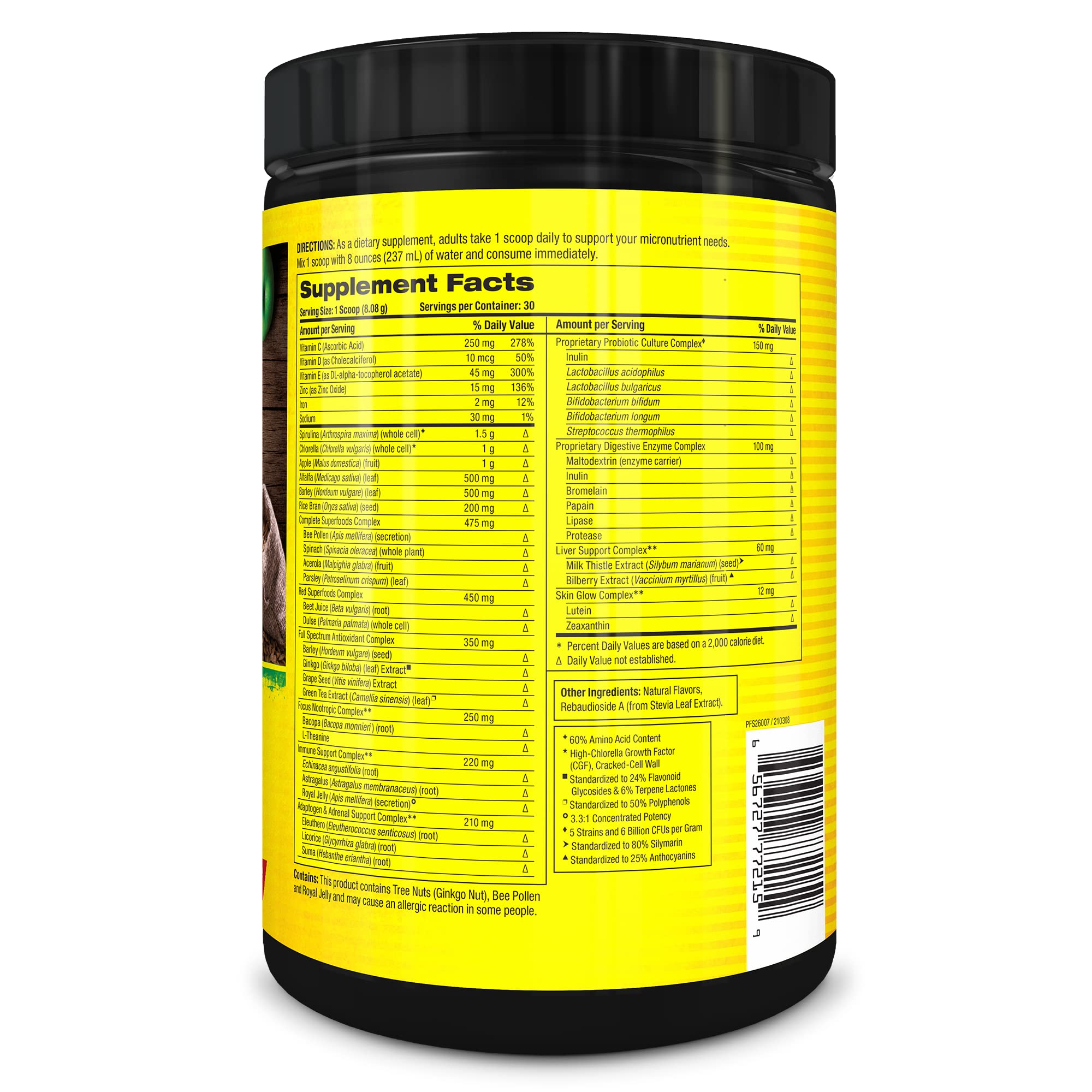 Natural energy boost with Greens Freak+