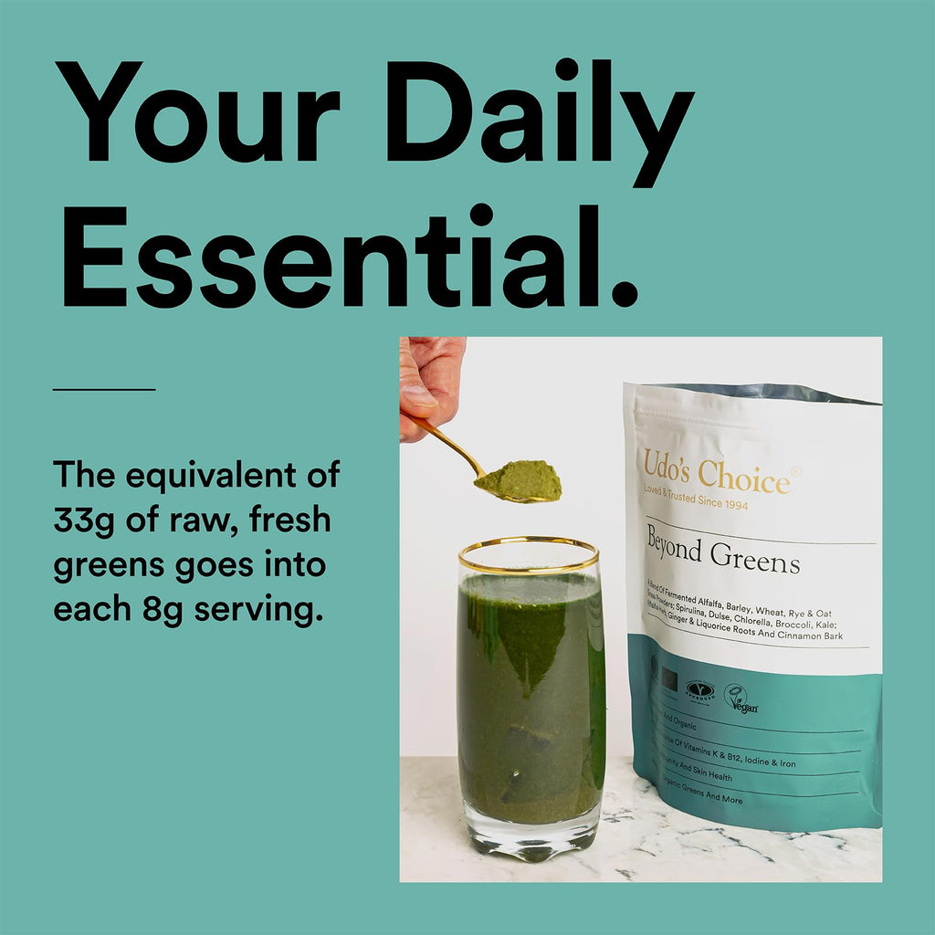 natural energy boost with greens powder