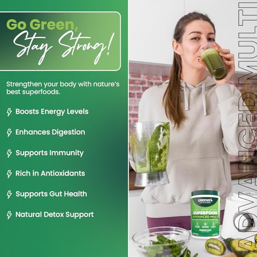 Natural energy boost with Greens+