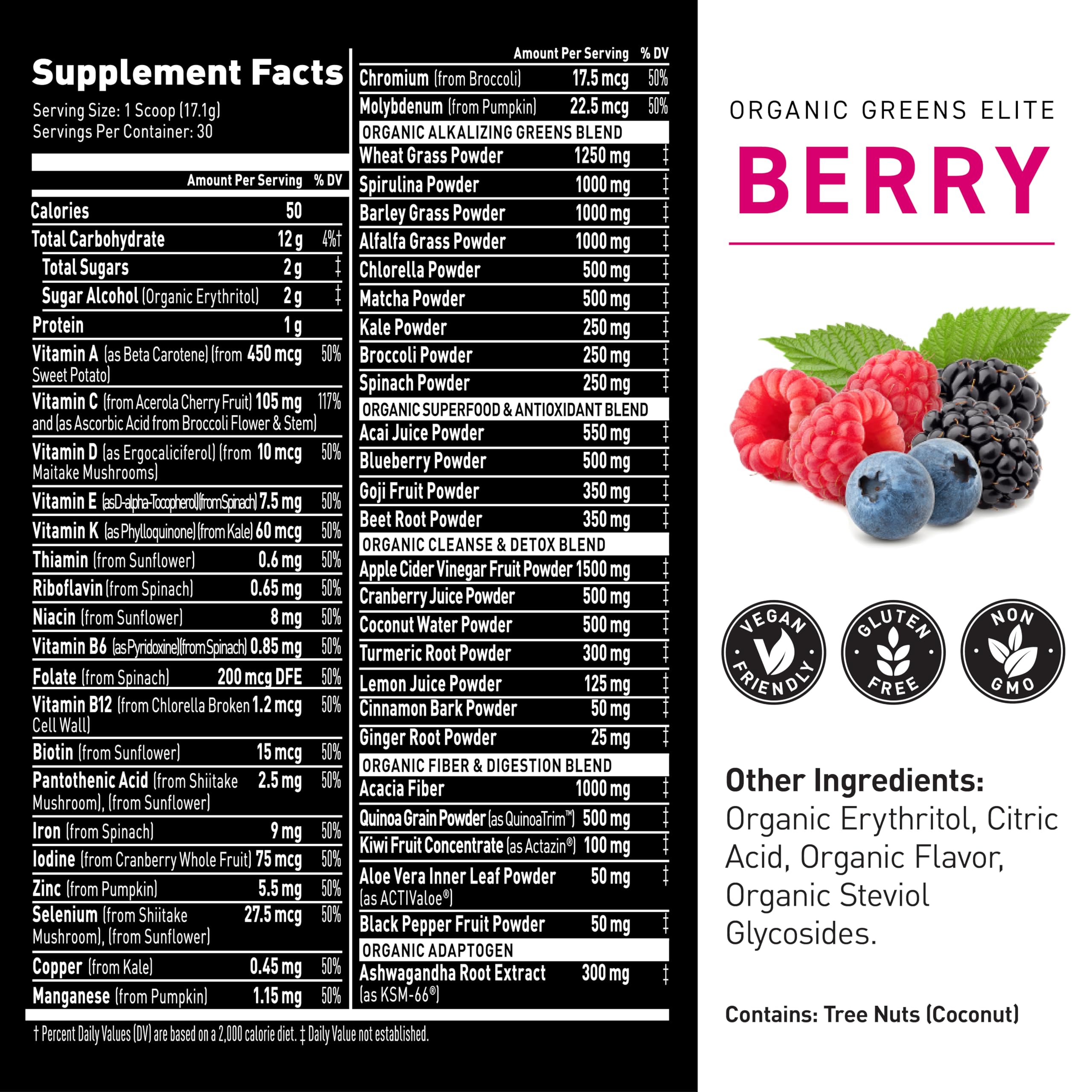 natural energy boost with greens